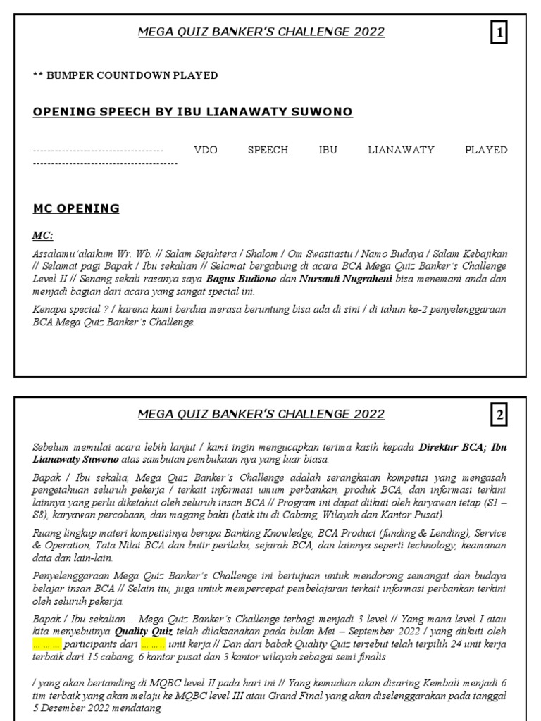 MC Script MQBC 2022 (Rev.3) | PDF