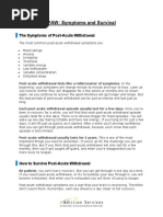 Relapse Autopsy Worksheet Guide | PDF | Senses | Relapse
