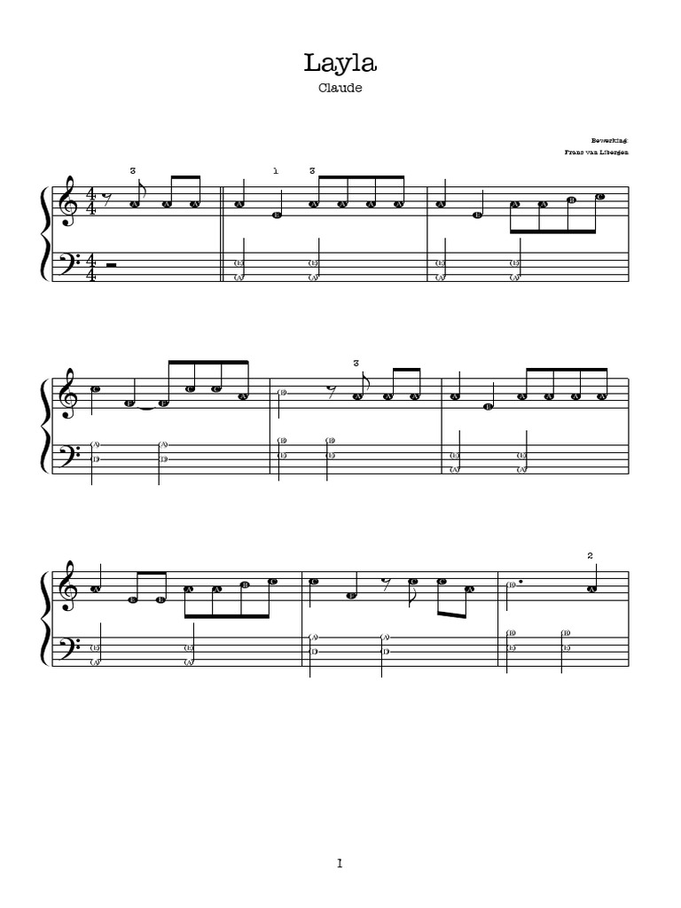 Layla - Big Notes - Claude | PDF