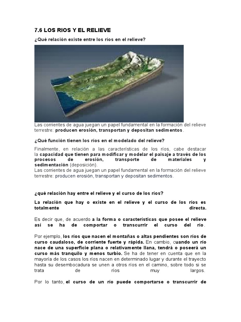 7 6 Los Rios y El Relieve | PDF