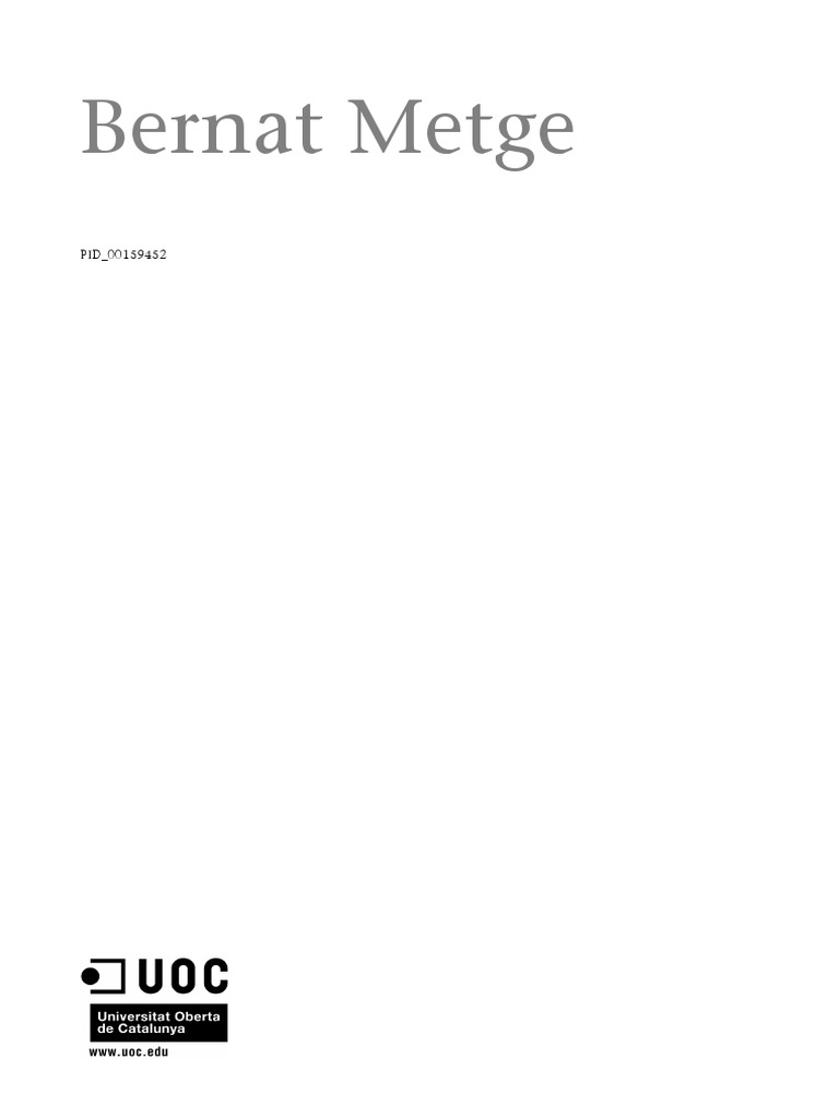 Literatura catalana medieval_Mòdul4_Bernat Metge | PDF