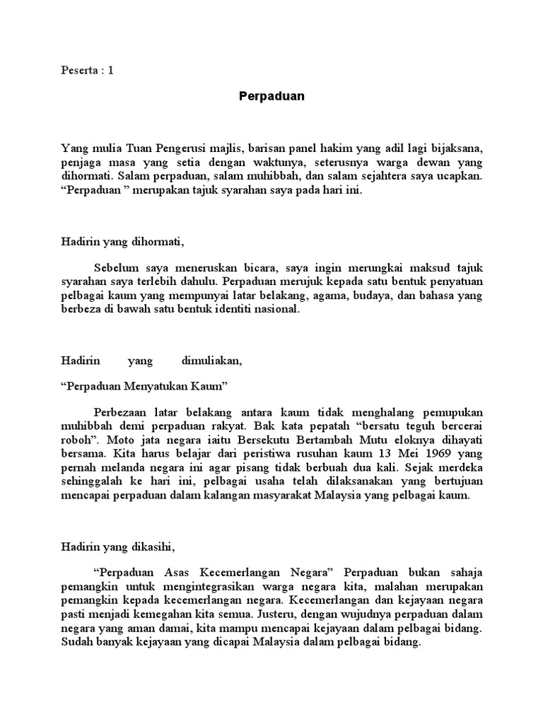 Teks Syarahan BM | PDF