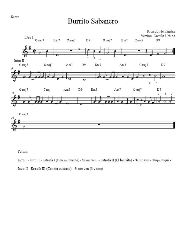Burrito Sabanero | PDF