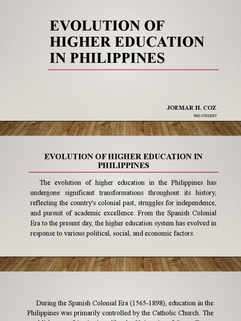 Evolution of Higher Education | PDF | Higher Education | University