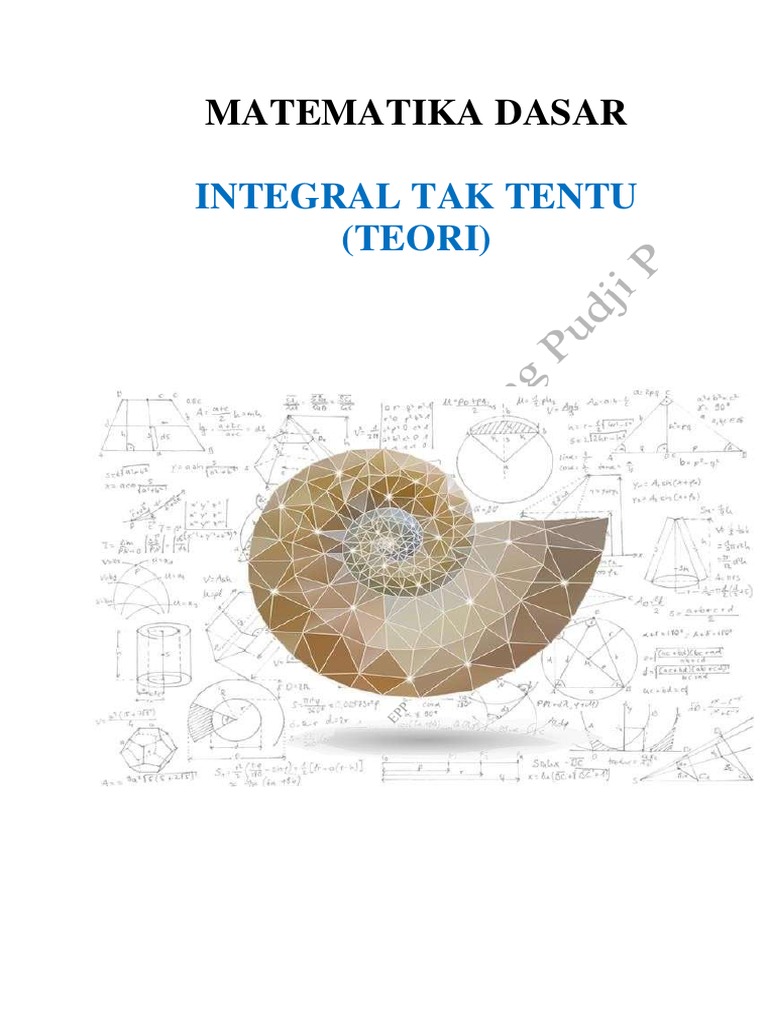 Integral Tak Tentu - Integral Pembagian | PDF