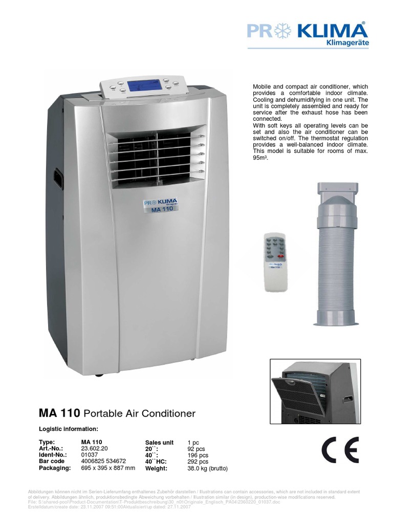 Ma 110 | PDF | Air Conditioning | Personal Computers