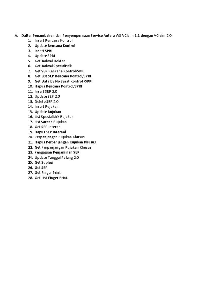 Form UAT Bridging VCLAIM V2 | PDF