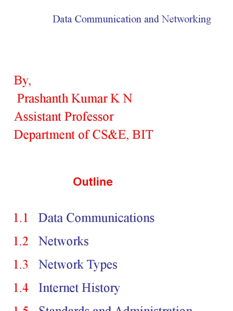 Module 1 Datacommunication First Chapter Pdf Network Topology