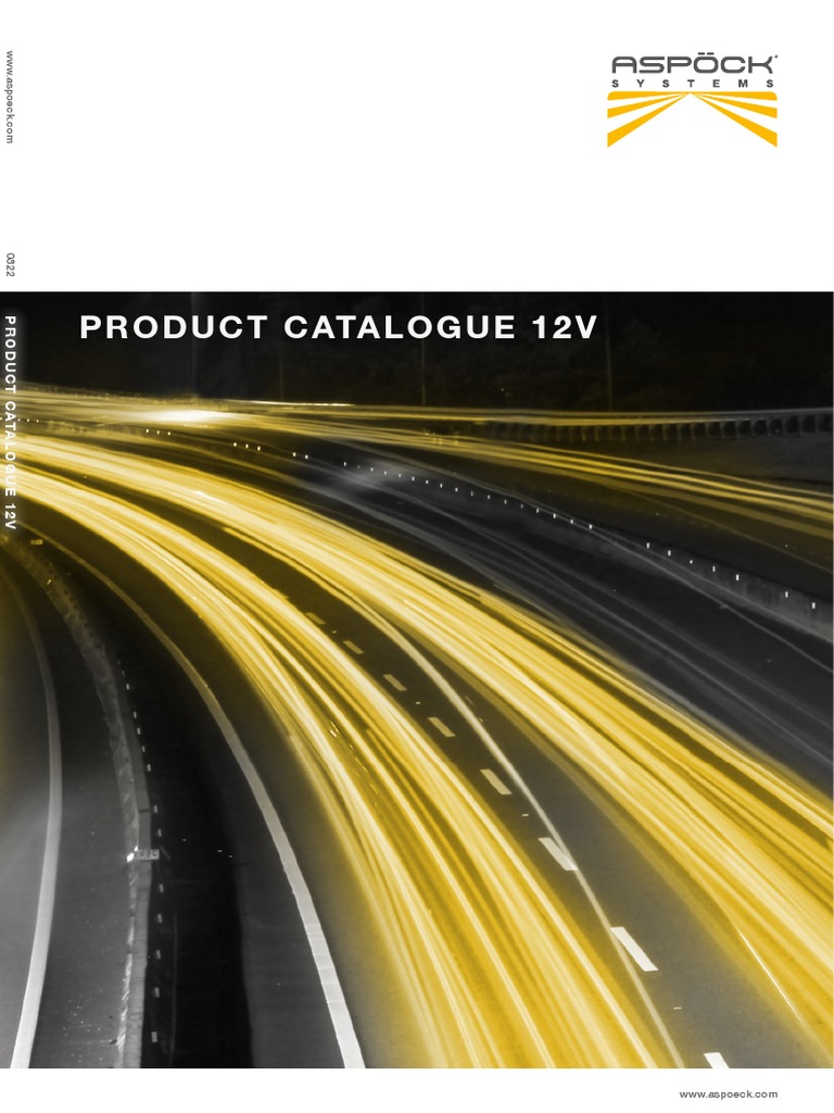 Aspock 12V | PDF | Electrical Components | Vehicles