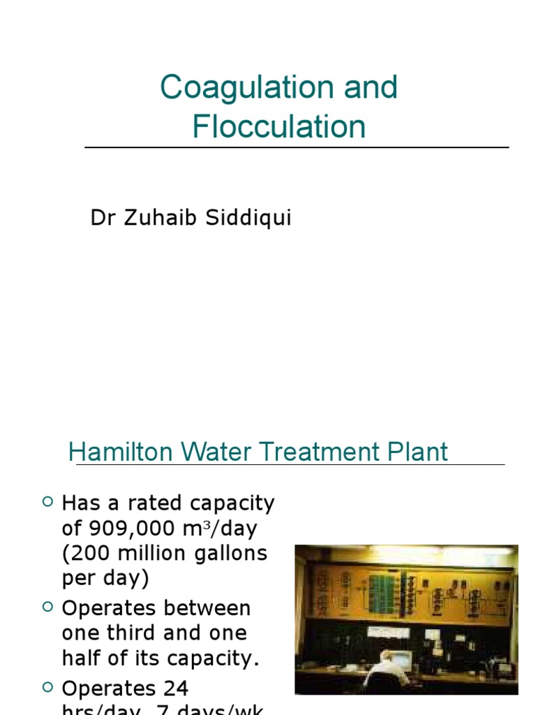 Coagulation Flocculation | PDF | Water Purification | Colloid
