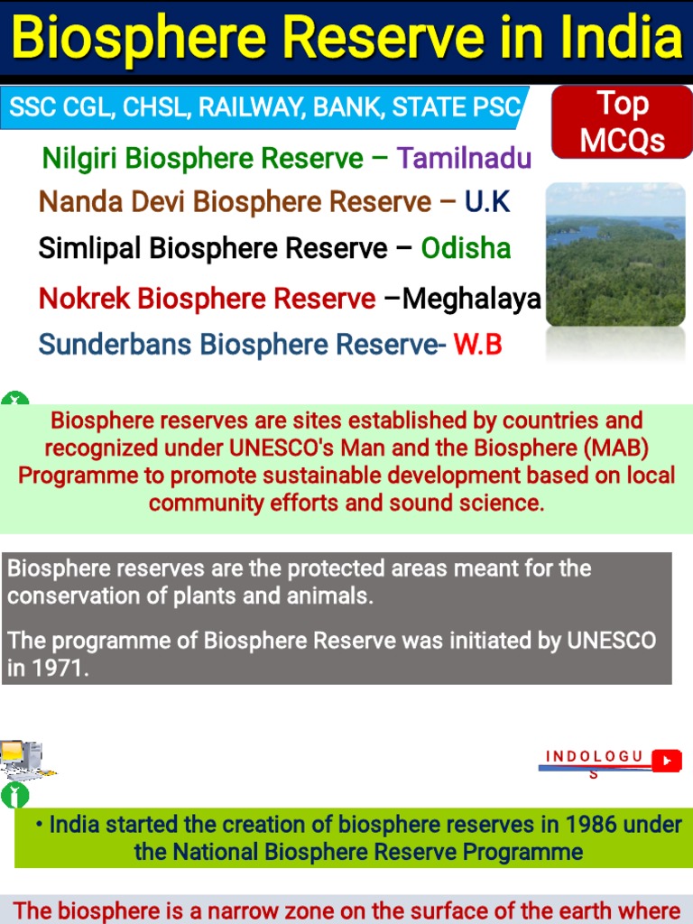 Biosphere Reserves | PDF | Natural Environment | Protected Area