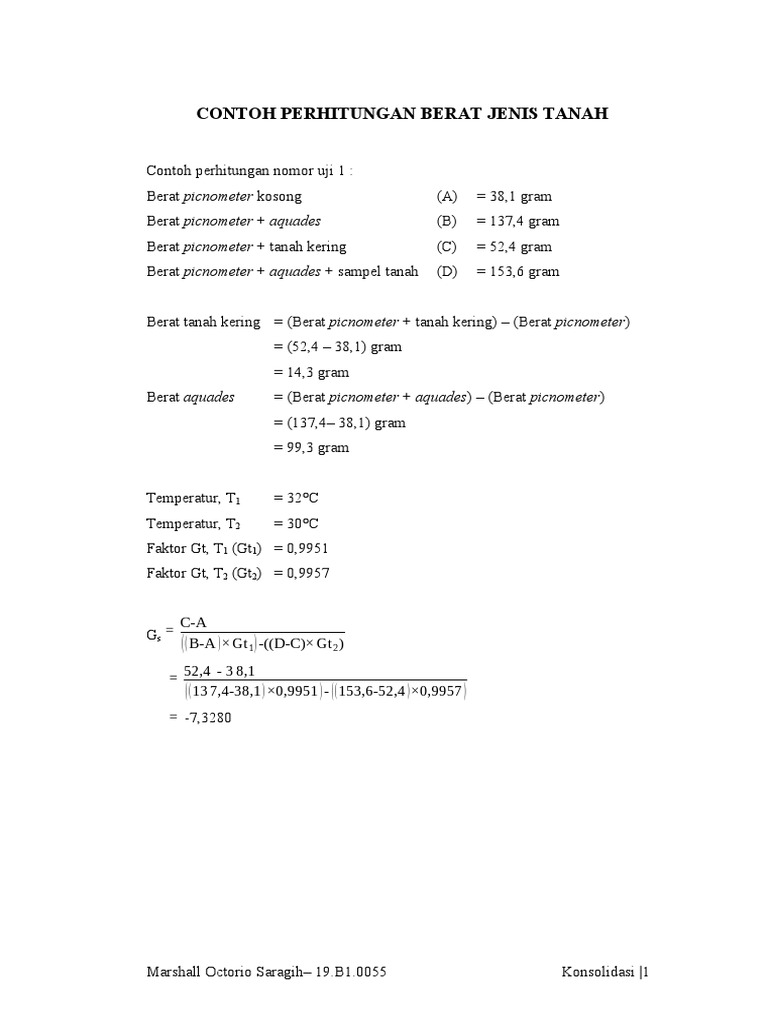 Contoh Perhitungan Konsol 2 | PDF