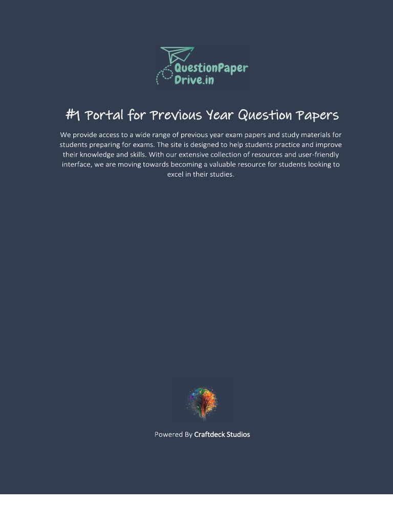 ADA 2017 Question Paper | PDF