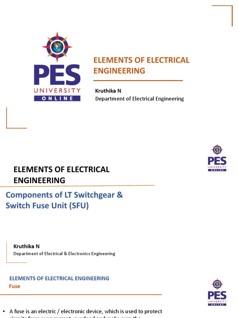Lecture 1 - 20201112110929 | PDF | Fuse (Electrical) | Physical Sciences