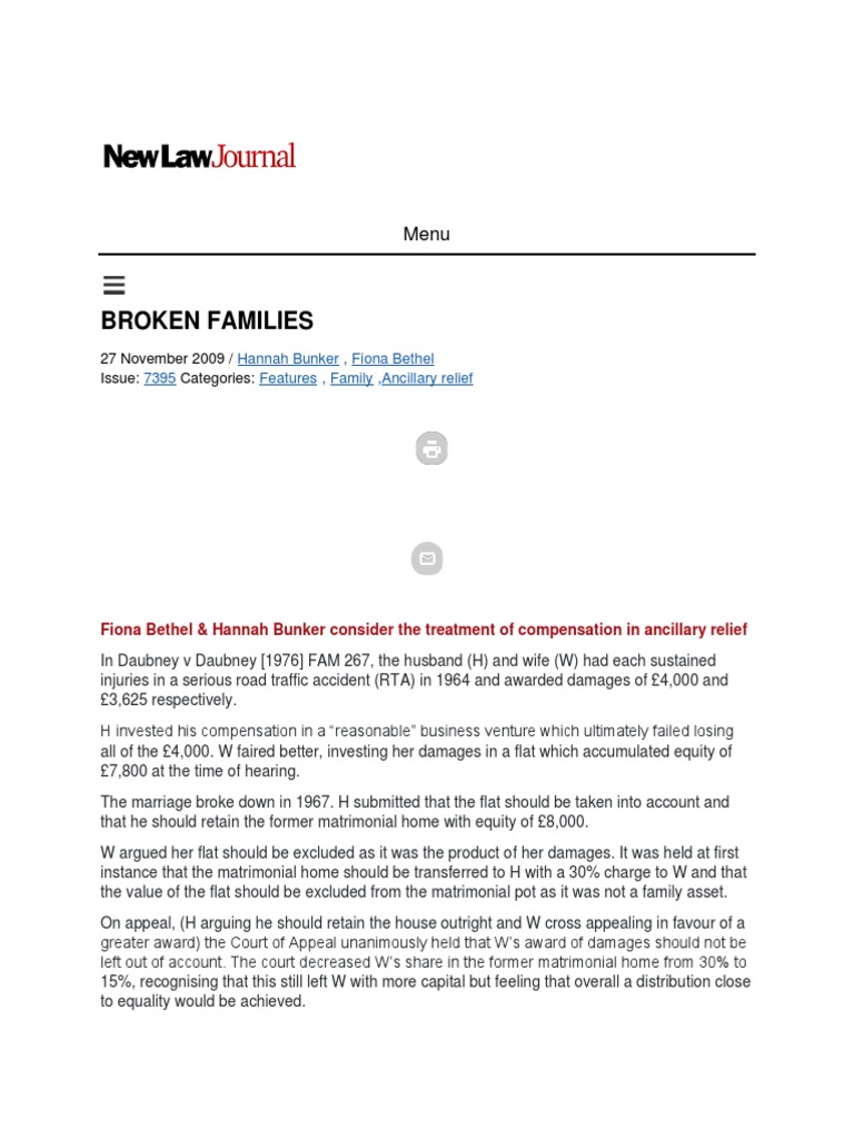 Dabney V Dabney | PDF | Damages | Justice