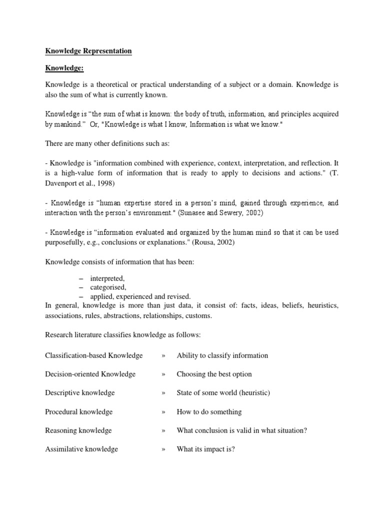 Unit 4 Knowledge Representation | PDF | Argument | Logic