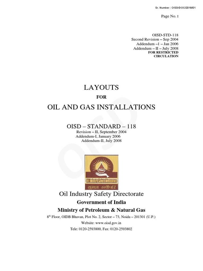 Oisd STD 118 | PDF | Liquefied Petroleum Gas | Pipeline Transport