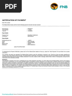 Payment Notification: Capitec B Ank | PDF | Payments | Banks