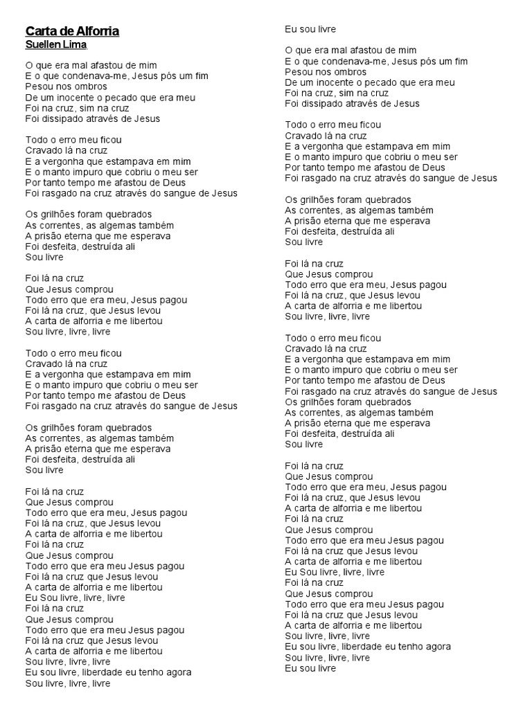 Carta de Alforria | PDF | Jesus