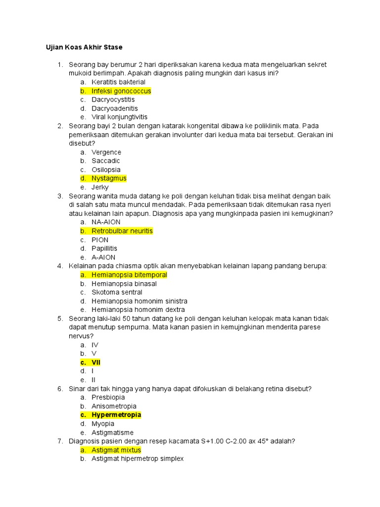 CBT Mata Versi 3 | PDF