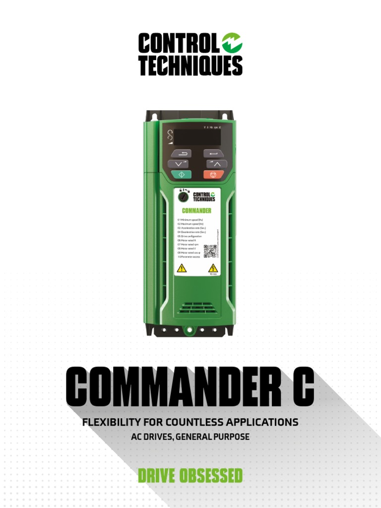 Frequentieregelaars Commander c200 c300 Brochure en Iss6 0778 0509 06 ...