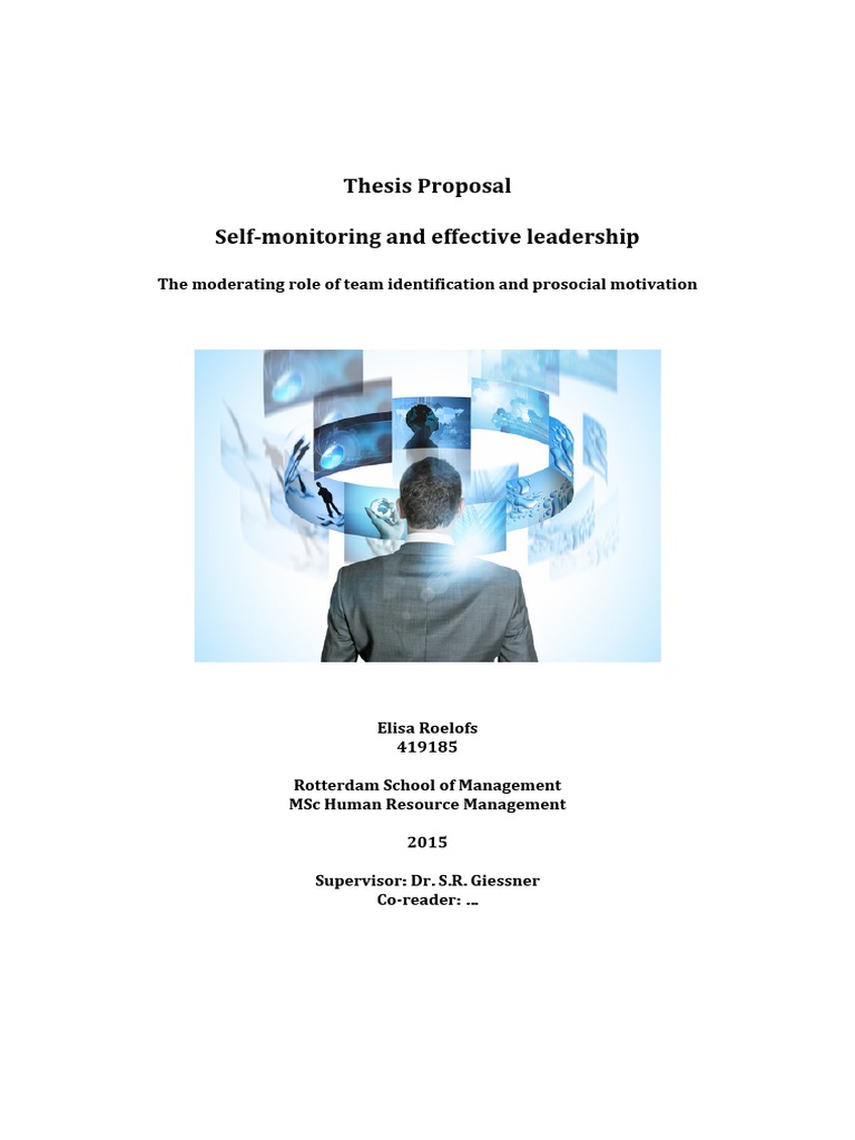 Thesis Proposal Final Version | PDF | Leadership | Motivational