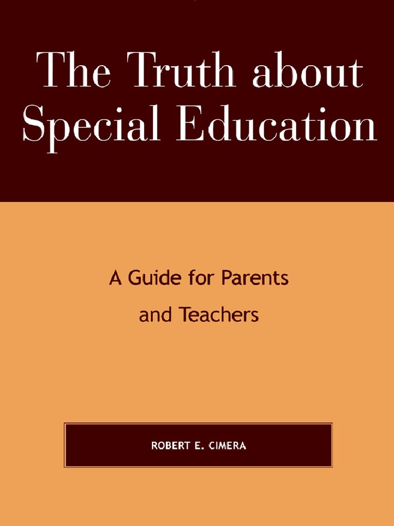 The Truth About Special Education A Guide For Parents and Teachers ...