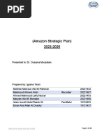Amazon Strategic Plan 2023-2025 | PDF | Retail | Financial Markets