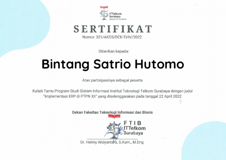 106 - Bintang Satrio Hutomo | PDF