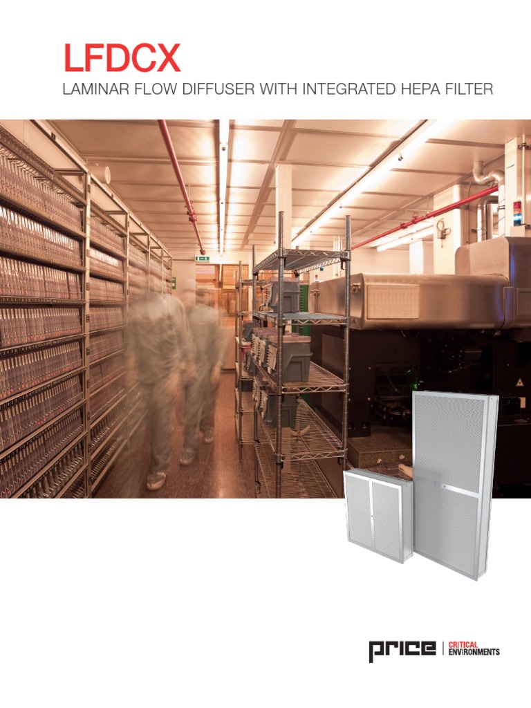 LFDCX Laminar Flow Diffuser With Integrated Hepa Filter Catalog | PDF | Applied And ...