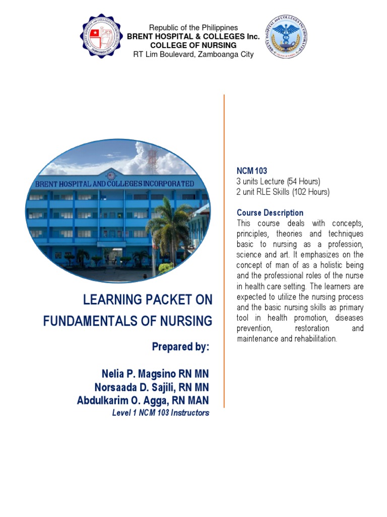 NCM 103 Funda Module 1 | PDF | Nursing | Well Being