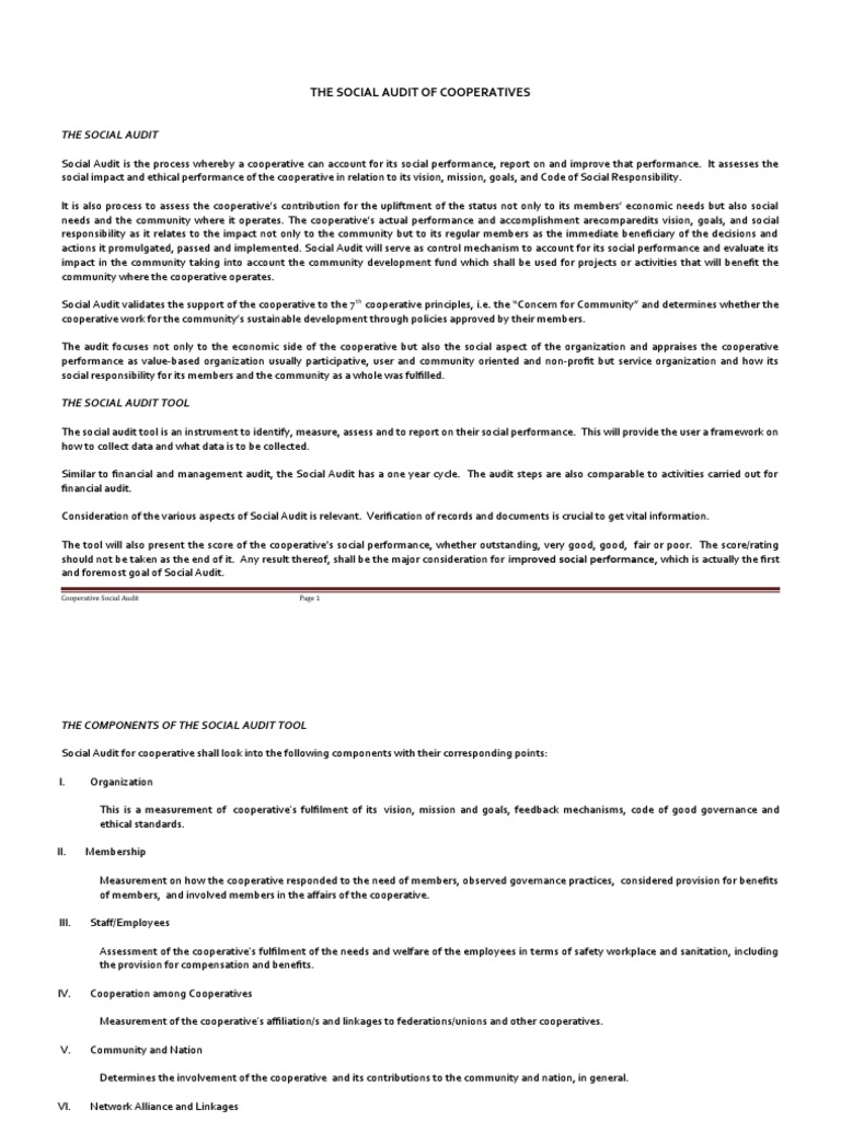 Practice Set 1 - MC2013-06 - Social Audit Toolkit | PDF | Audit | Welfare