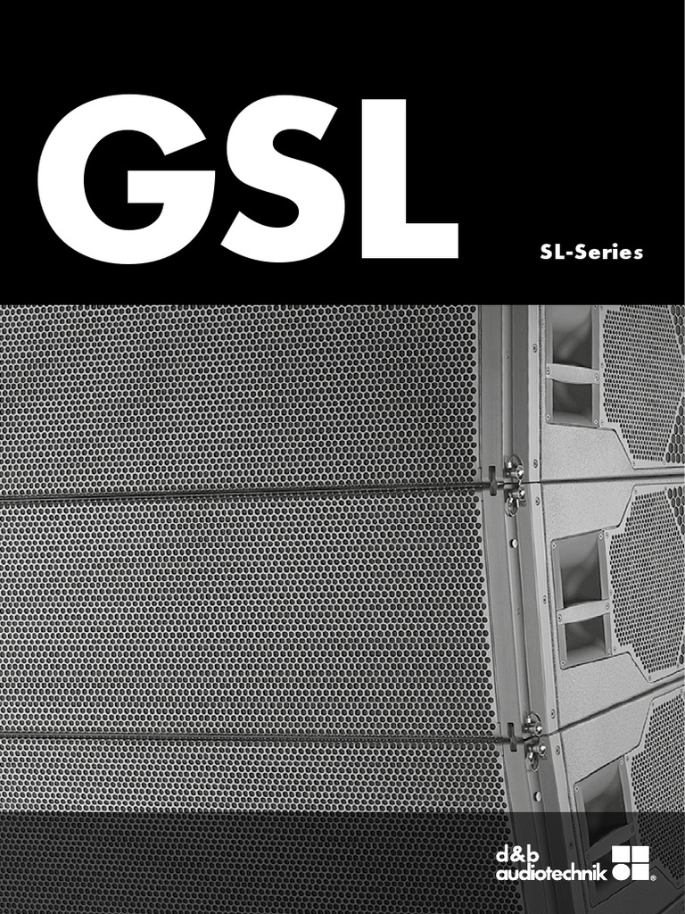 Dbaudio System Brochure SL Series GSL en | PDF