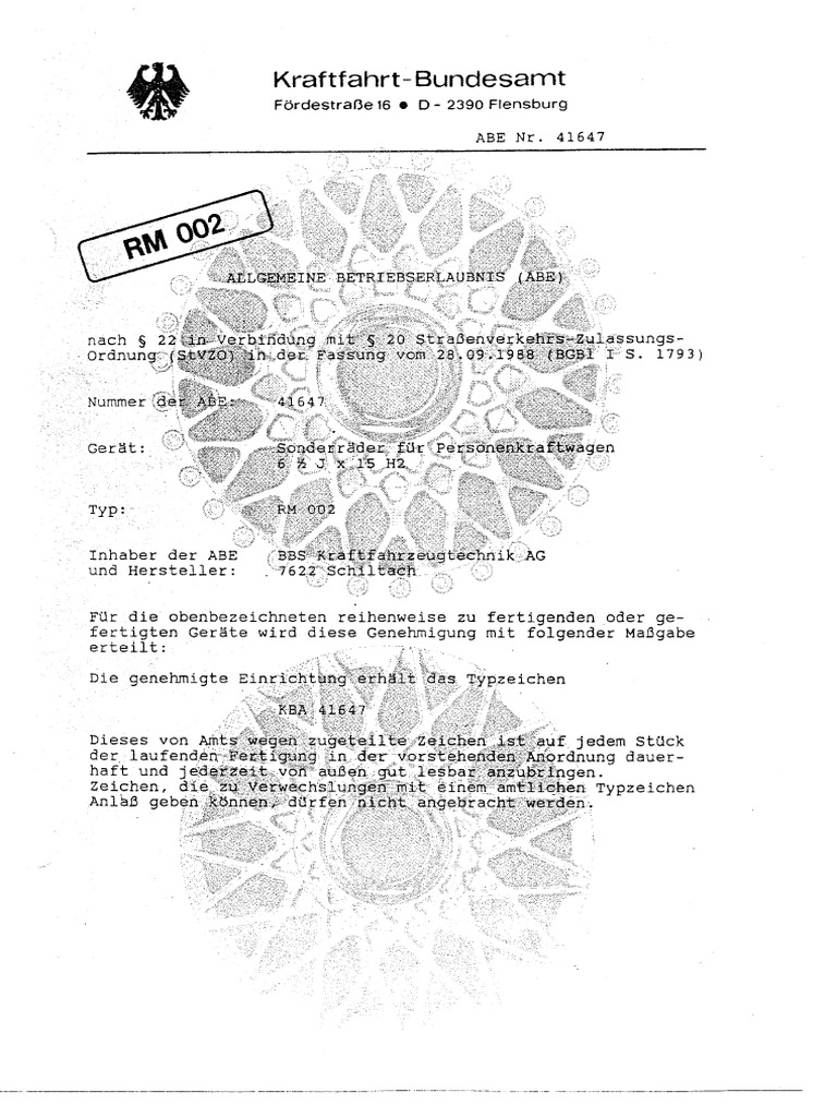 Gutachten Bbs RM 02 | PDF