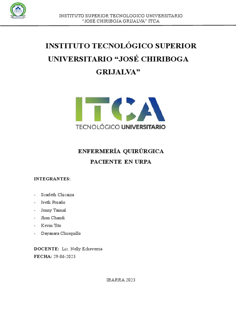 URPA | PDF | Anestesia | Enfermería