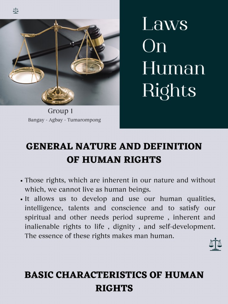 Laws On Human Rights | PDF