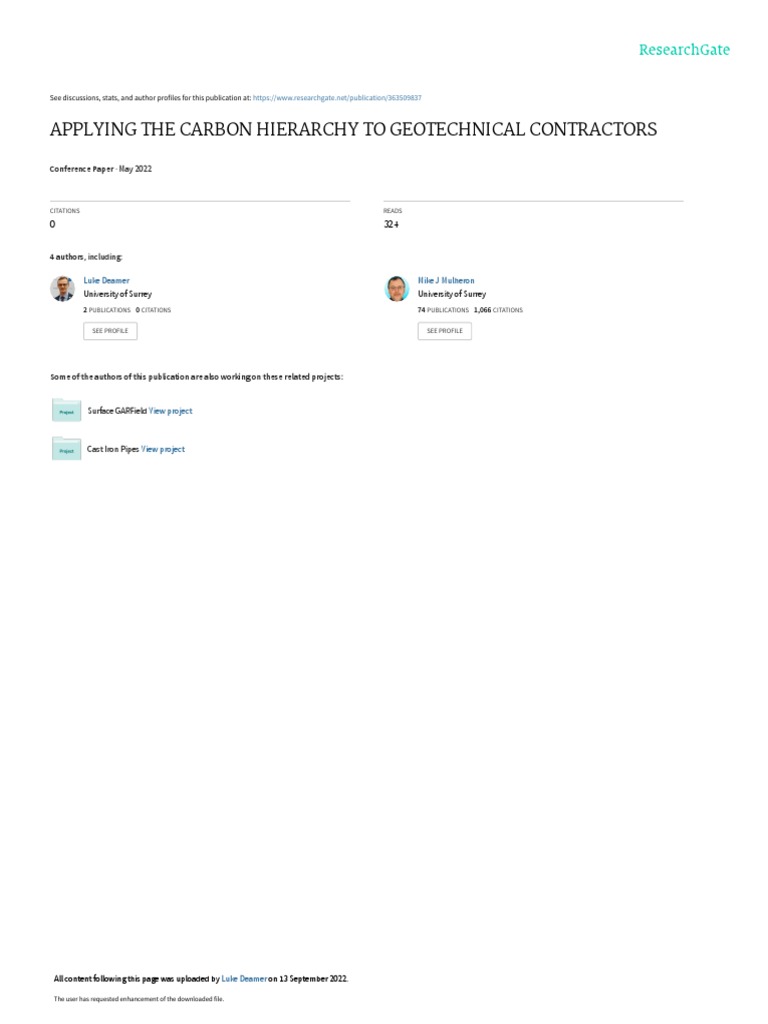 APPLYING CARBON HIERARCHY TO GEOTECHNICAL CONTRACTORS - Pre Publication ... APPLYING CARBON HIERARCHY TO GEOTECHNICAL CONTRACTORS - Pre Publication ...