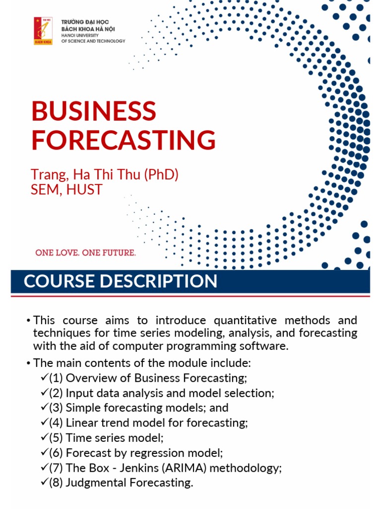 Chapter1.Introduction To Business Forecasting | PDF | Forecasting | Time Series