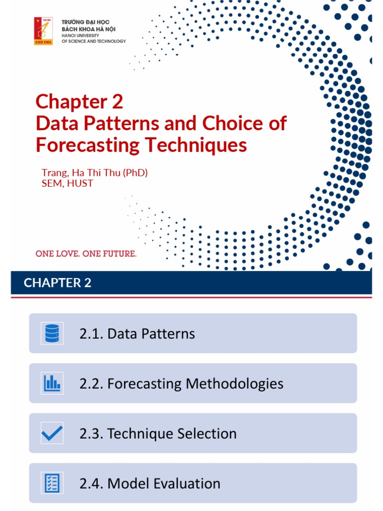 Chapter2.Data Pattern and Techniques Selection | PDF | Forecasting ...