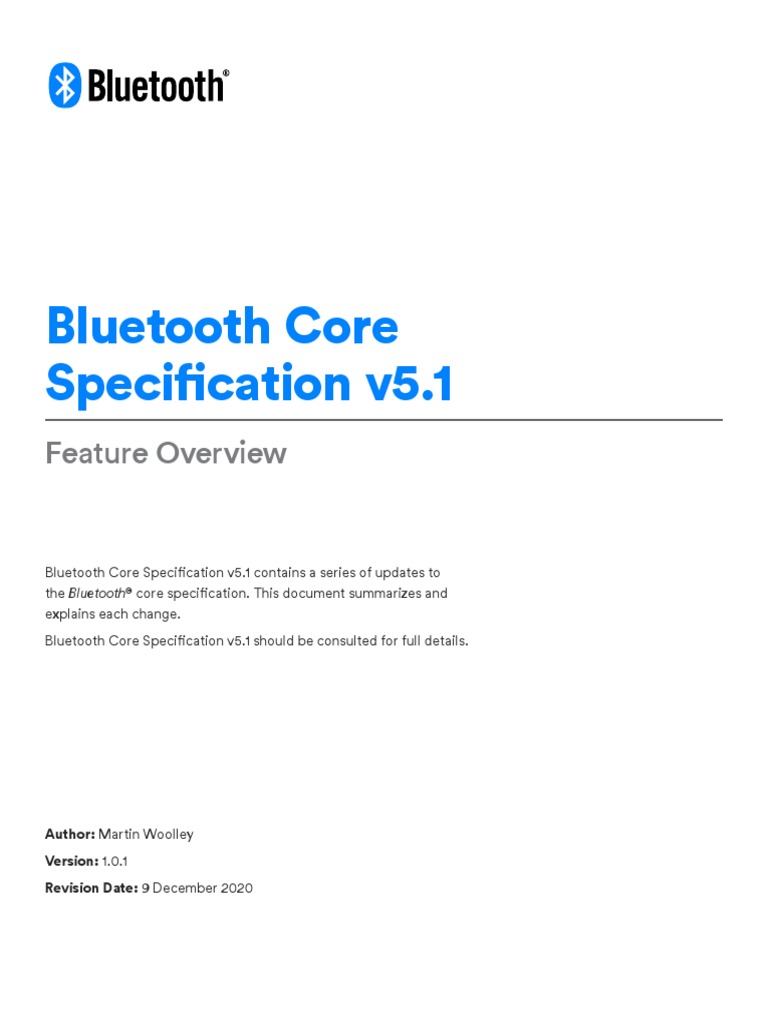 1901 Feature Overview Brief FINAL | PDF | Bluetooth | Key (Cryptography)