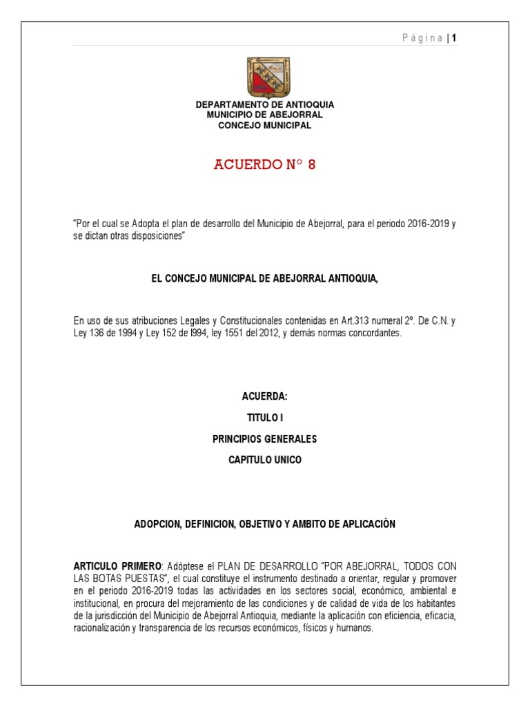 ACUERDO 20no. 208 20 20de 20mayo 20de 202016 20PLAN 20DE 20DESARROLLO ...