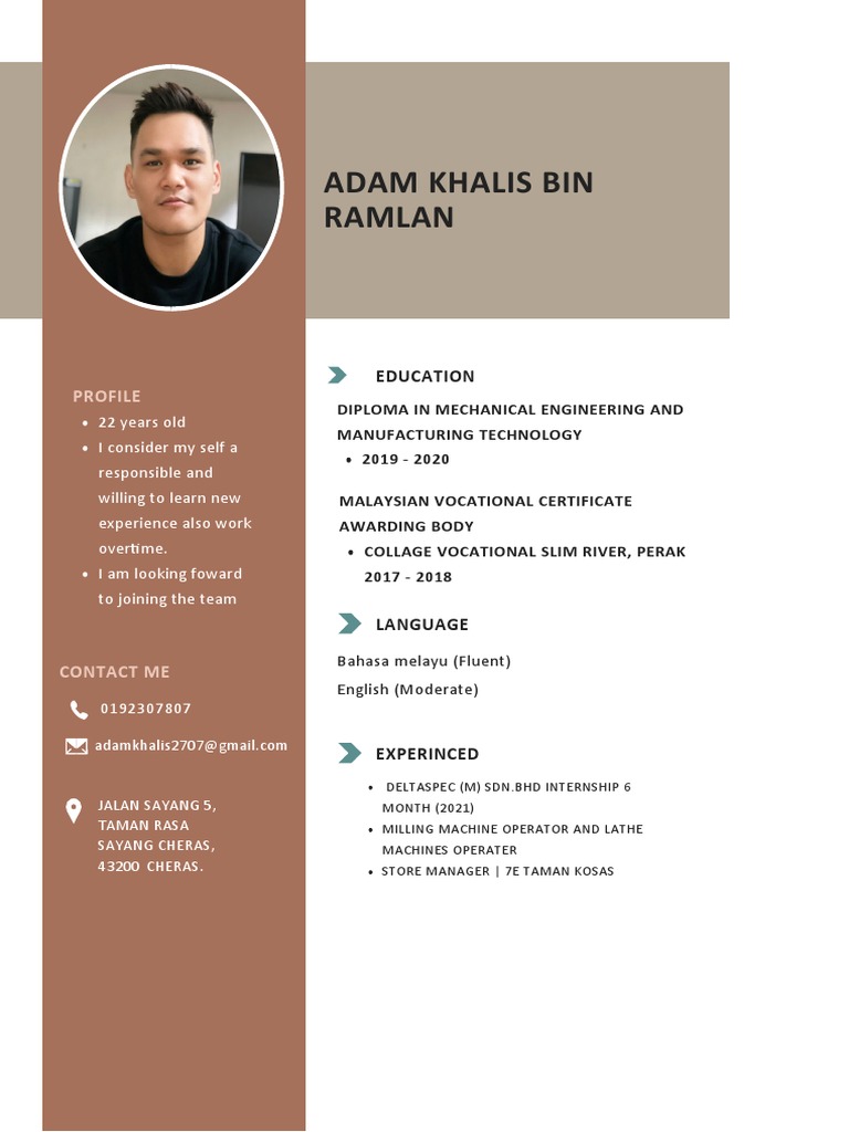 Resume Khalis | PDF