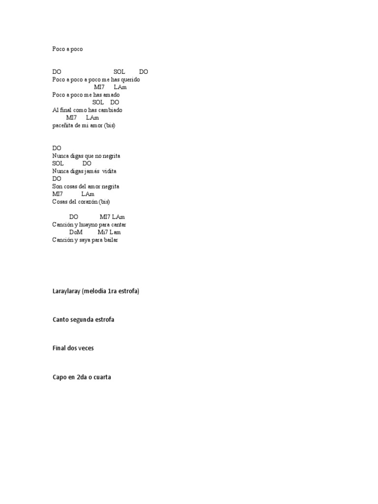 Poco A Poco | PDF