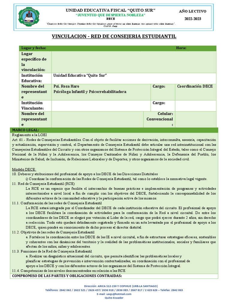ACTA RCE 22-23 | PDF