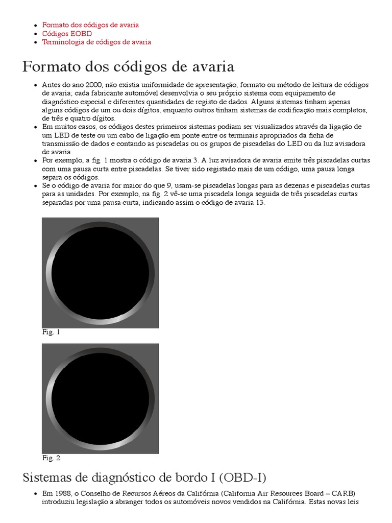 Guia Geral - Códigos de Avaria - Infortronica, Lda - Autodata, Atelio ...