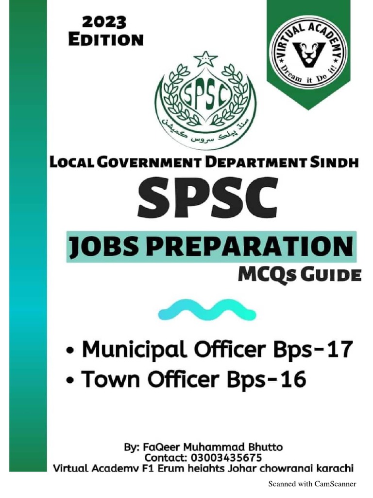 Municipal & Town Officer #SPSC | PDF