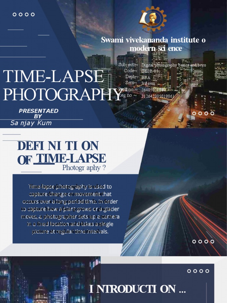 Time-Lapse Photography Essentials | PDF | Camera | Artistic Techniques