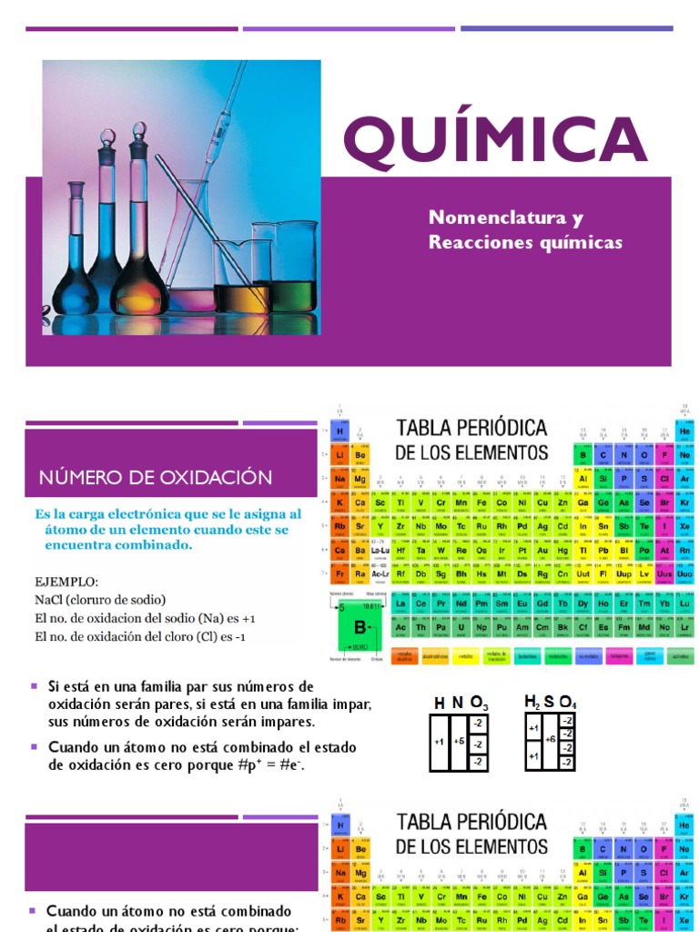 Presentación Química 4 | PDF | Redox | Química