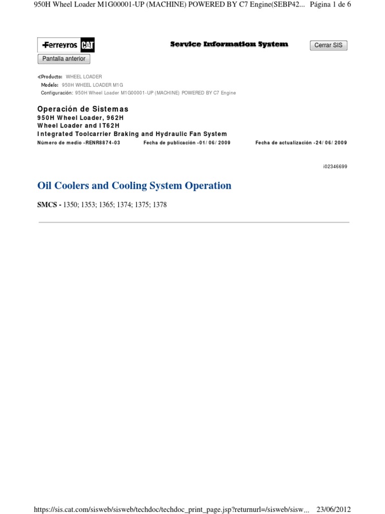 Oil Coolers and Cooling System Operation | PDF | Radiator | Turbocharger Oil Coolers and Cooling System Operation | PDF | Radiator | Turbocharger