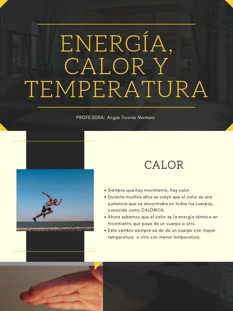 Calor, Temperatura y Energía Térmica | PDF